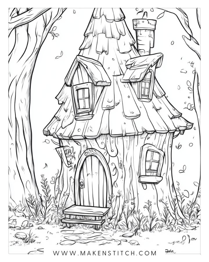 24 Gnome Coloring Pages - Makenstitch