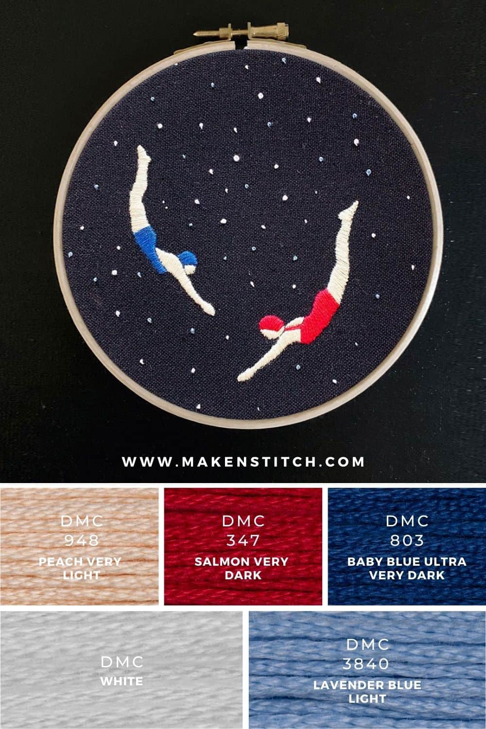 Primary Colors Stitch Color Palette - Makenstitch