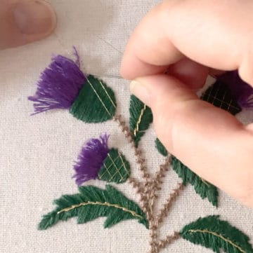 Thistle Needlework (Free Pattern) - Makenstitch