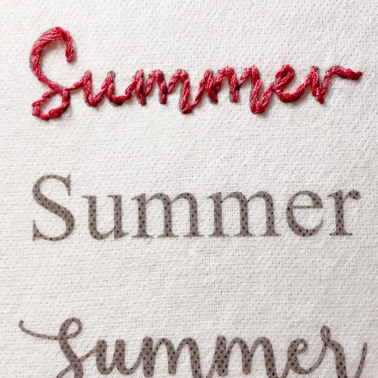 How To Embroider Letters - Makenstitch