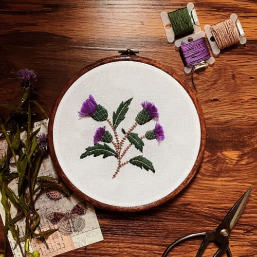 Thistle Needlework (Free Pattern) - Makenstitch
