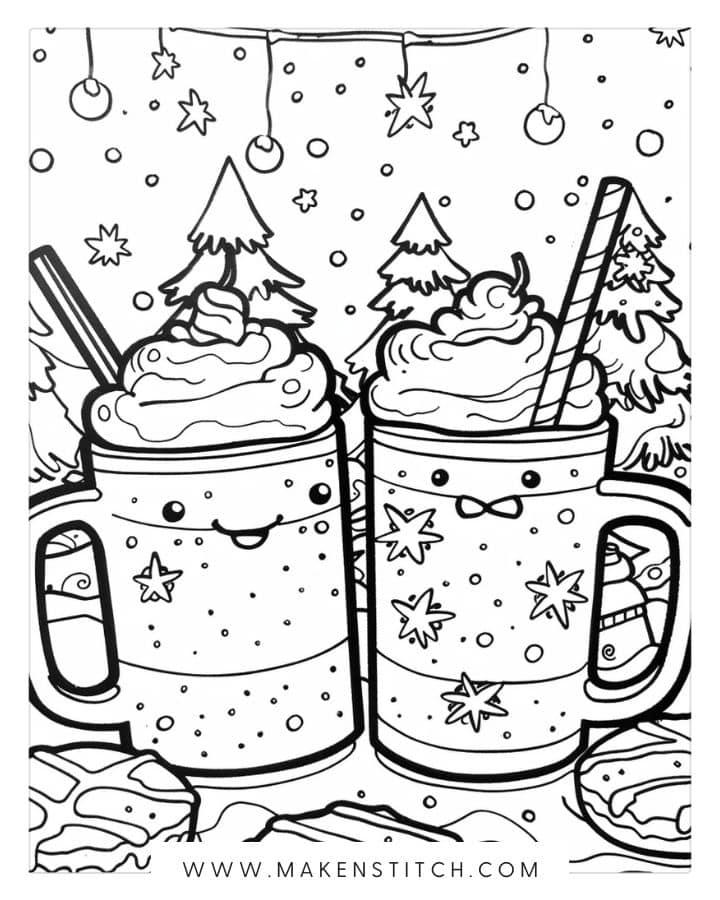 28 Snowflakes Coloring Pages - Makenstitch