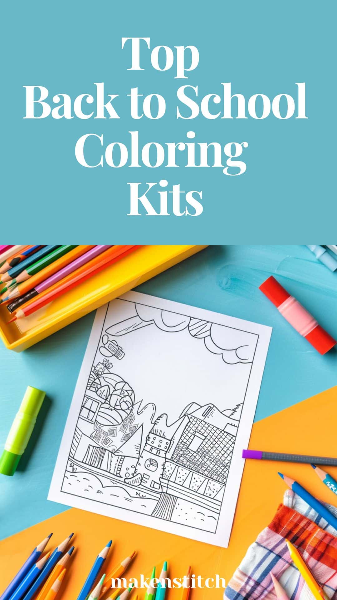 Top Back to School Coloring Books with Supplies in 2024 - Makenstitch