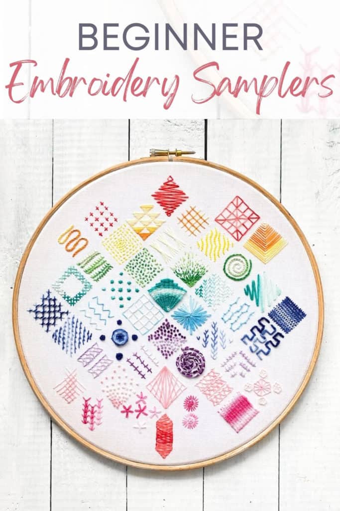 10 Embroidery Sampler Kits For Beginners - Makenstitch