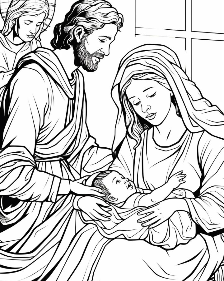Religious Coloring Pages - Makenstitch