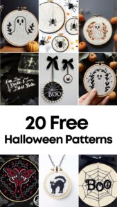 20 Free Halloween Embroidery Designs to Stitch This Season