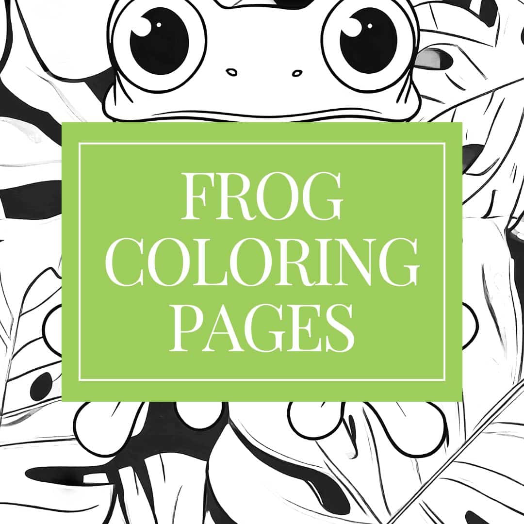 20 Frog Coloring Pages - Makenstitch