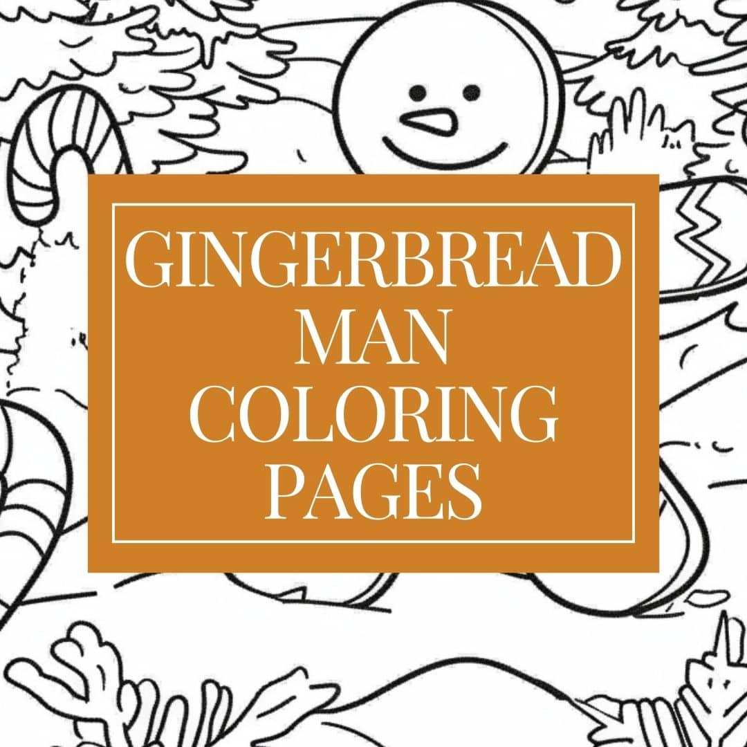 32 Gingerbread Man Coloring Pages - Makenstitch