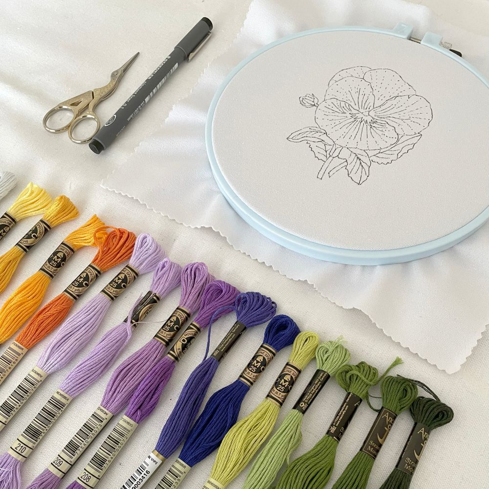 Hand Embroidery Supplies Essential for Beginners - Makenstitch