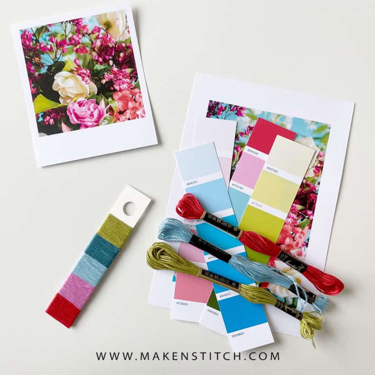 How to Create a Stitch Color Palette from a Photo - Makenstitch