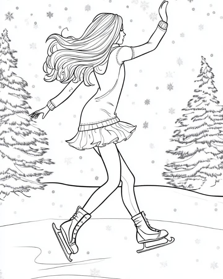 42 Winter Coloring Pages - Makenstitch