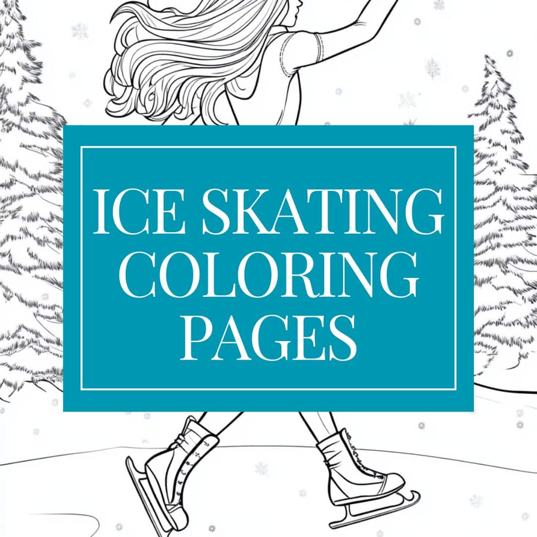 22 Ice Skating Coloring Pages - Makenstitch