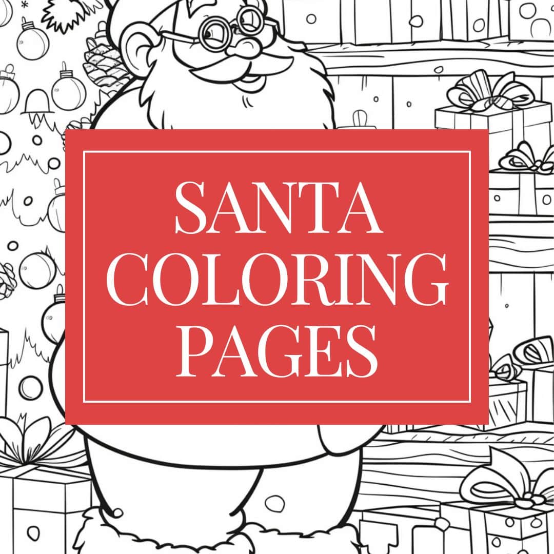 38 Santa Claus Coloring Pages - Makenstitch