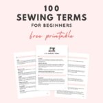 Sewing Glossary: Free Printable for Beginners - Makenstitch