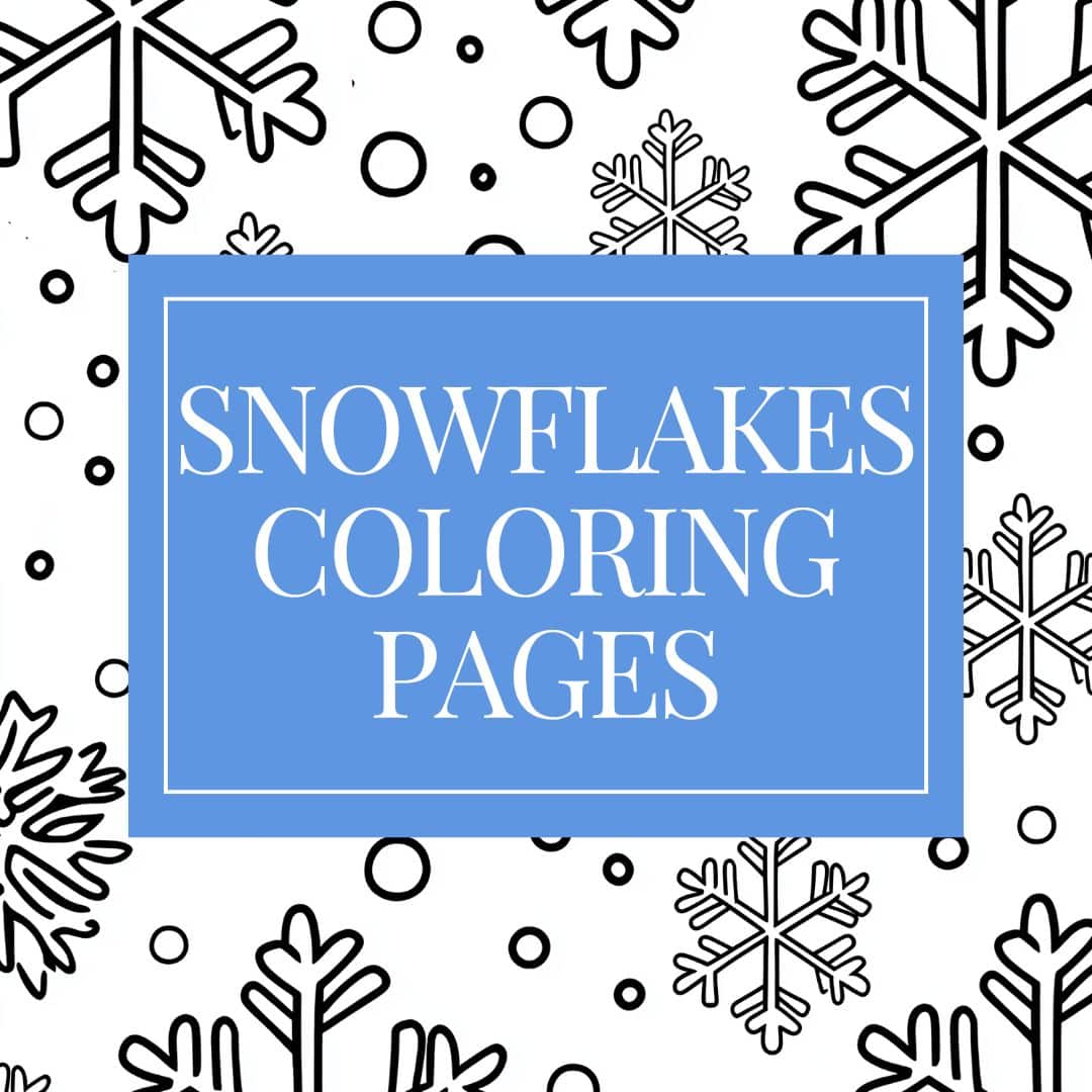 28 Snowflakes Coloring Pages - Makenstitch