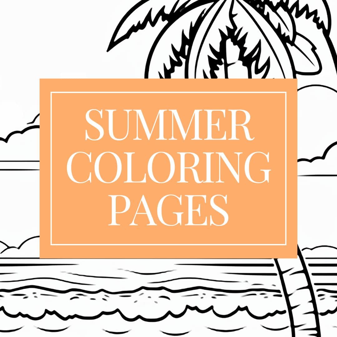 Summer Coloring Pages For Kids And Adults Makenstitch Summer Coloring Pages For Kids And Adults Makenstitch