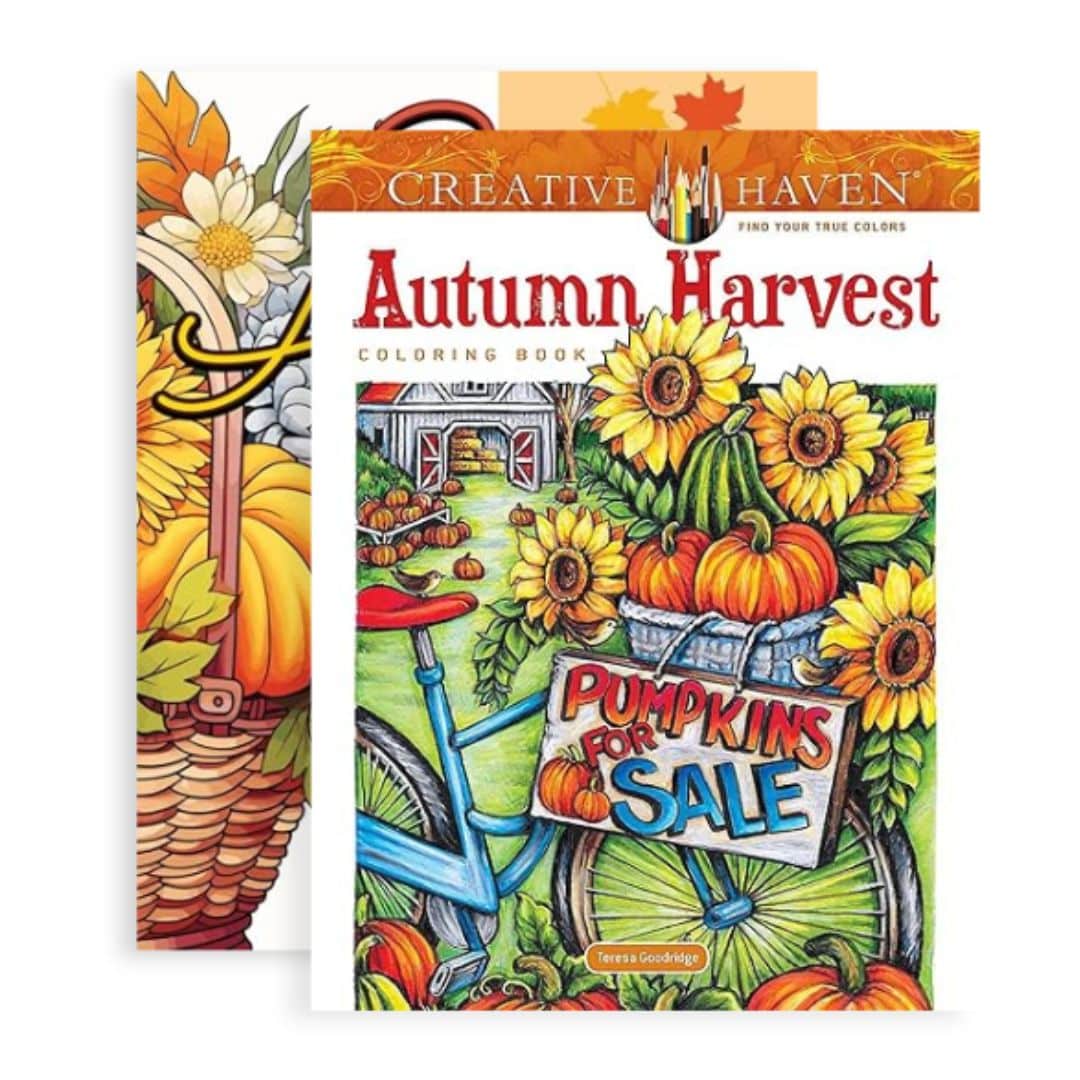 10 Thanksgiving Coloring Books with Activities - Makenstitch